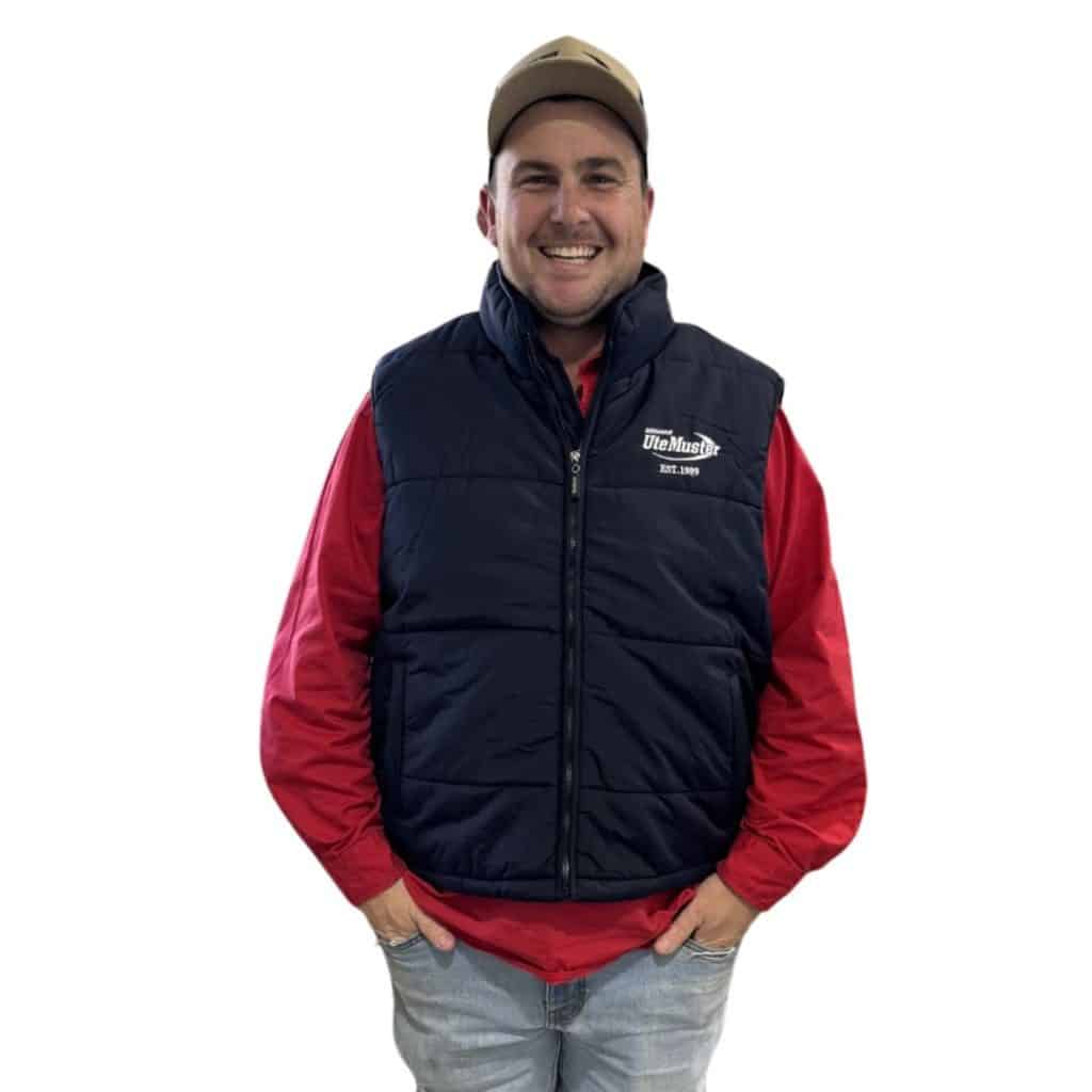 Adult Unisex Regular Fit Vest - Navy - Deni Ute Muster