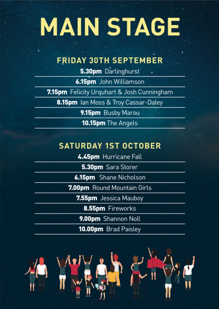 Schedules - Deni Ute Muster